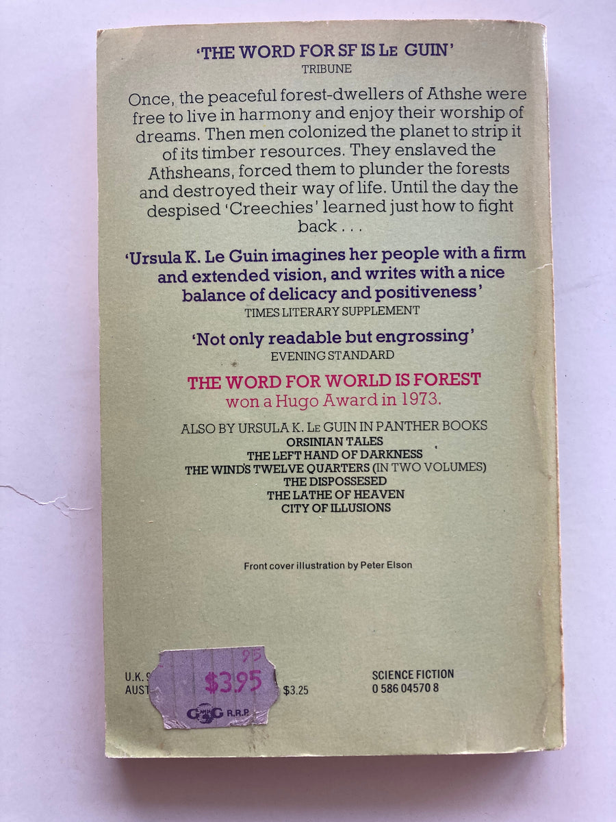 The Word for World is Forest by Ursula K Le Guin - 1980 paperback ...