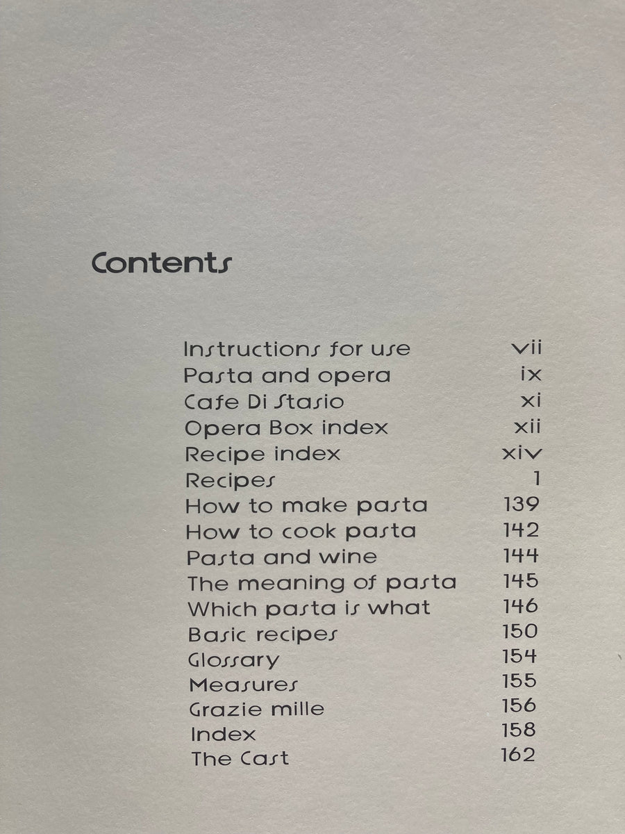 Allegro Al Dente: Pasta & Opera Book by Durack Terry, Jill Dupleix, an ...