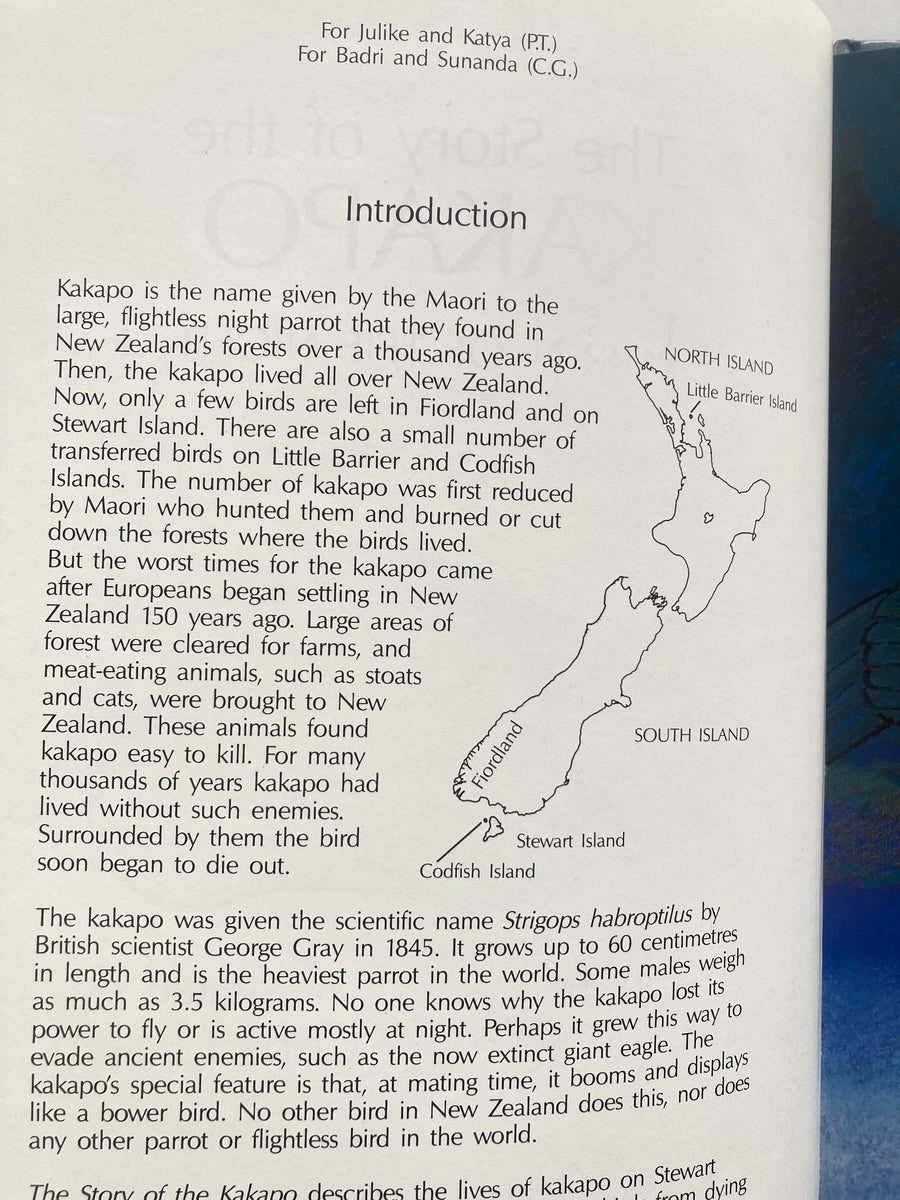 The Story of the Kakapo Book by Philip Temple – Golden Bowl Books. ABN ...