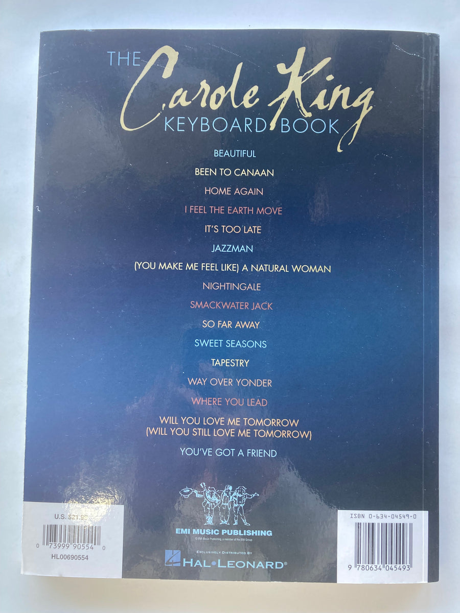 The Carole King Keyboard Book: Note-For-Note Keyboard Transcriptions ...