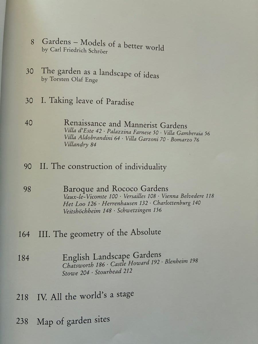 Garden Architecture In Europe 1450-1800 Enge Olaf Torsten, Schroer Fri ...