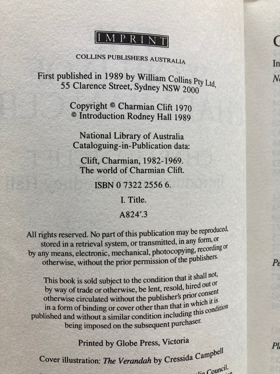 The world of Charmian Clift Book by Charmian Clift – Golden Bowl Books ...