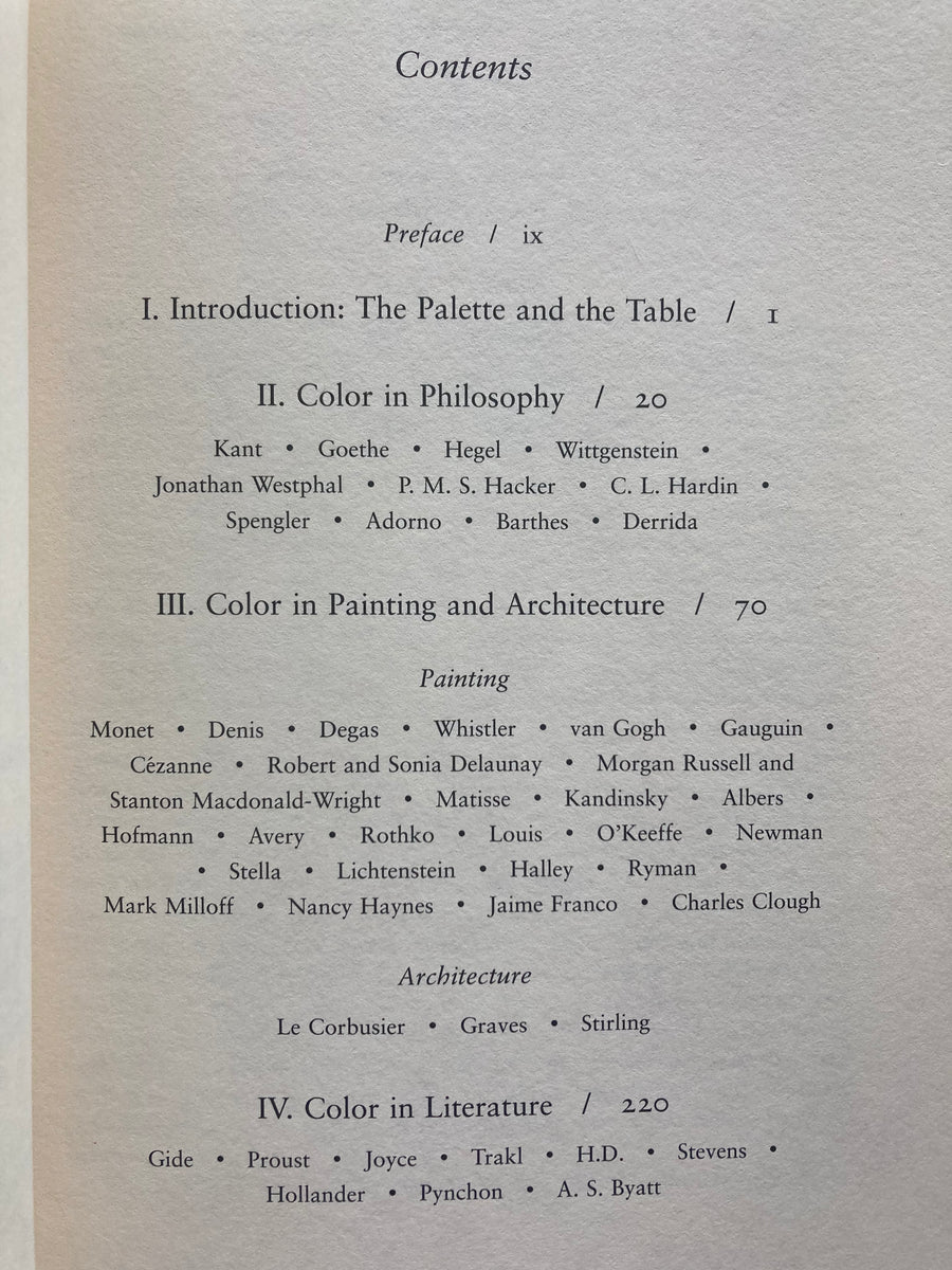 Color Codes: Modern Theories of Color in Philosophy, Painting and Arch ...