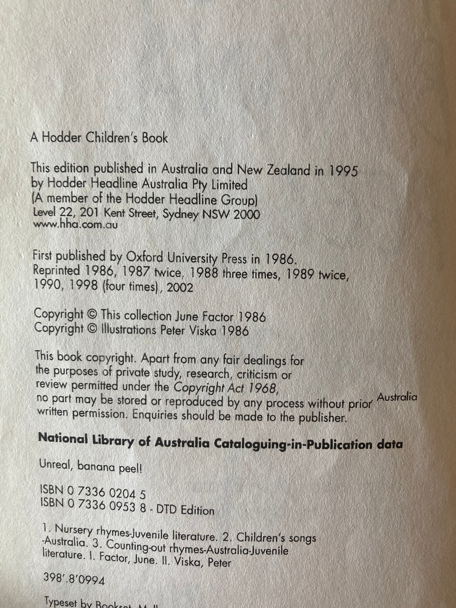 UNREAL BANANA PEEL! Compiled by June Factor Illustrated by Peter Viska ...